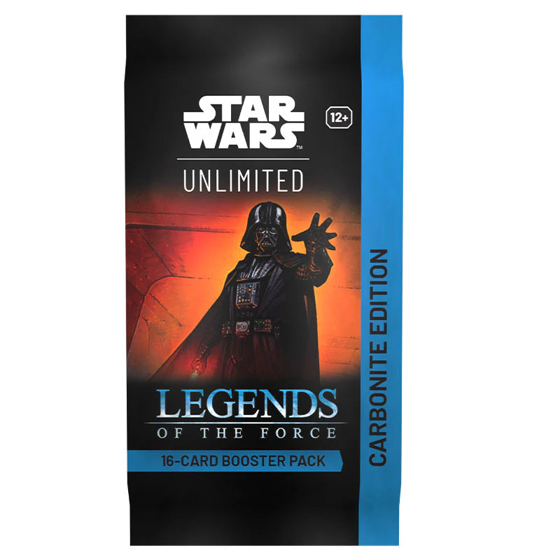 Star Wars Unlimited: Legends of the Force Carbonite Booster – Entoyment Wargaming and Hobby Centre