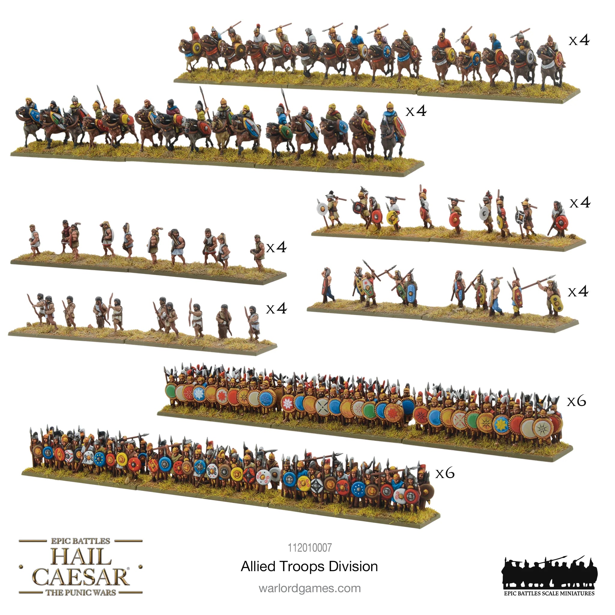 Allied Troops: Hail Caesar Epic Battles – Entoyment Wargaming and Hobby ...