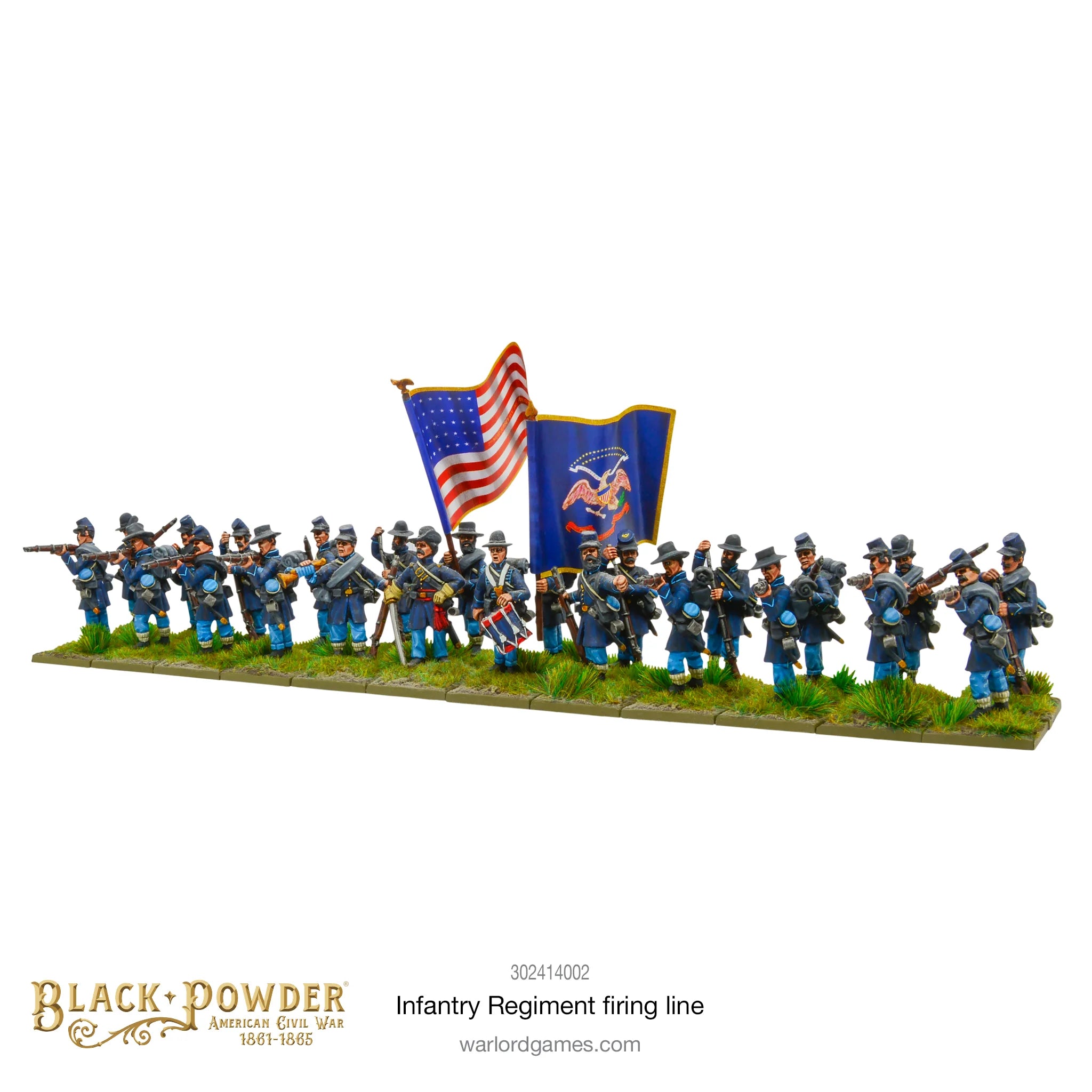 American Civil War Infantry Regiment Firing Line – Entoyment Wargaming ...