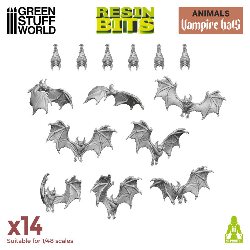 3D Printed: Vampire Bats – Entoyment Wargaming and Hobby Centre