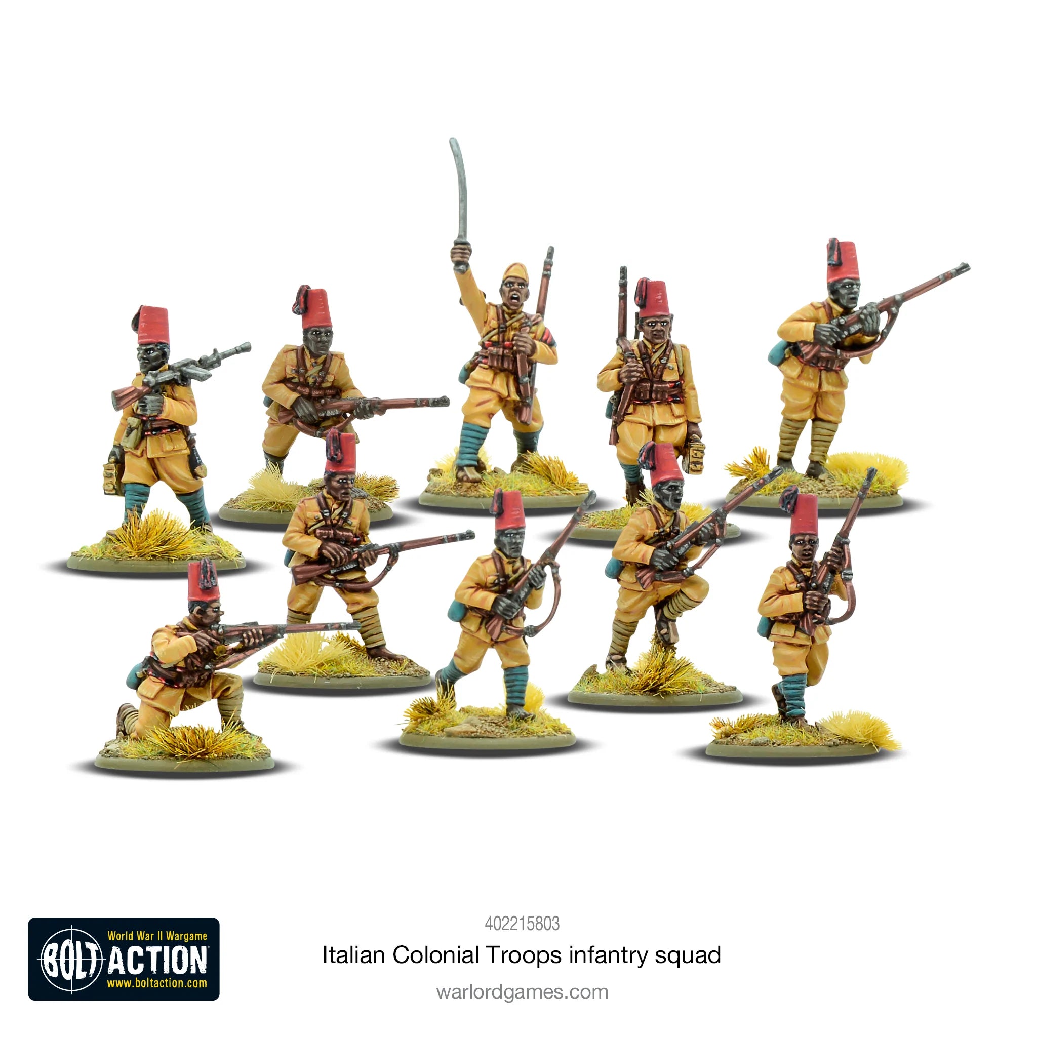 Italian Colonial Troops Infantry Squad – Entoyment Wargaming and Hobby ...