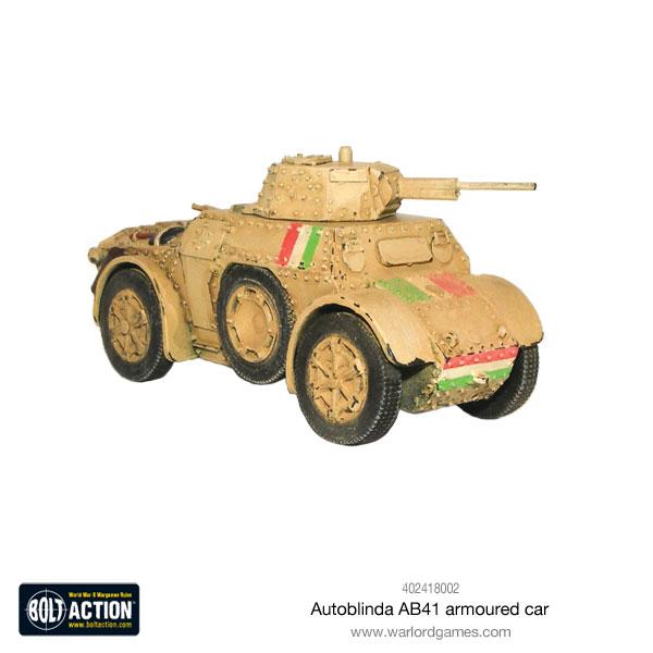 Italian Army Autoblinda AB41 Armoured Car – Entoyment Wargaming and ...