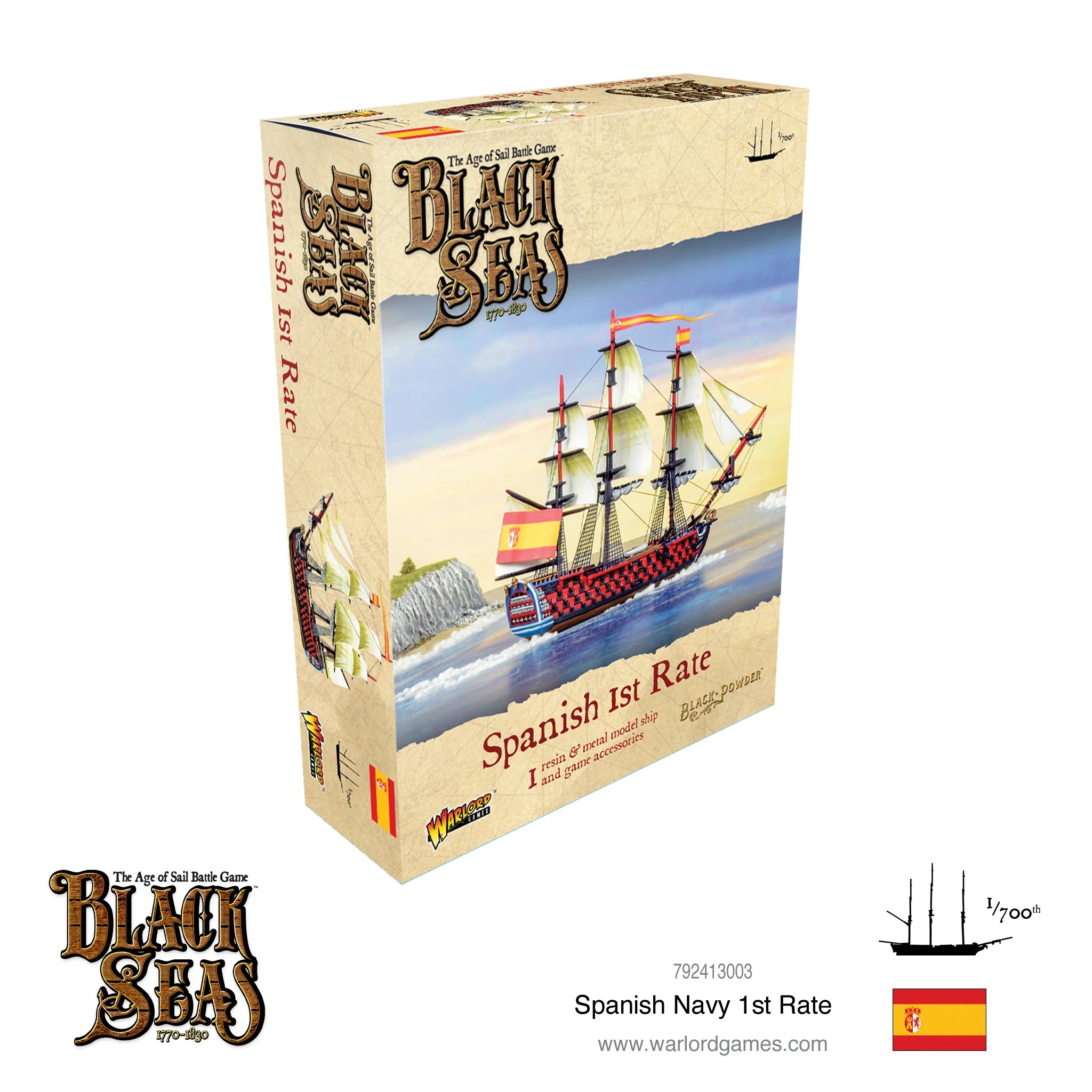 Black Seas: Spanish Navy 1st Rate – Entoyment Wargaming and Hobby Centre