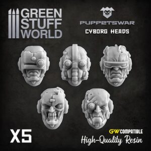 Cyborg Heads – Entoyment Wargaming and Hobby Centre