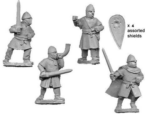 DAN009: Unarmoured Norman Infantry Command – Entoyment Wargaming and ...