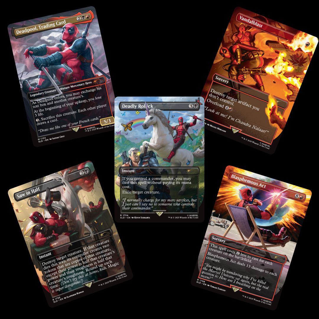 Magic the Gathering: Secret Lair Deadpool (Non Foil) – Entoyment ...