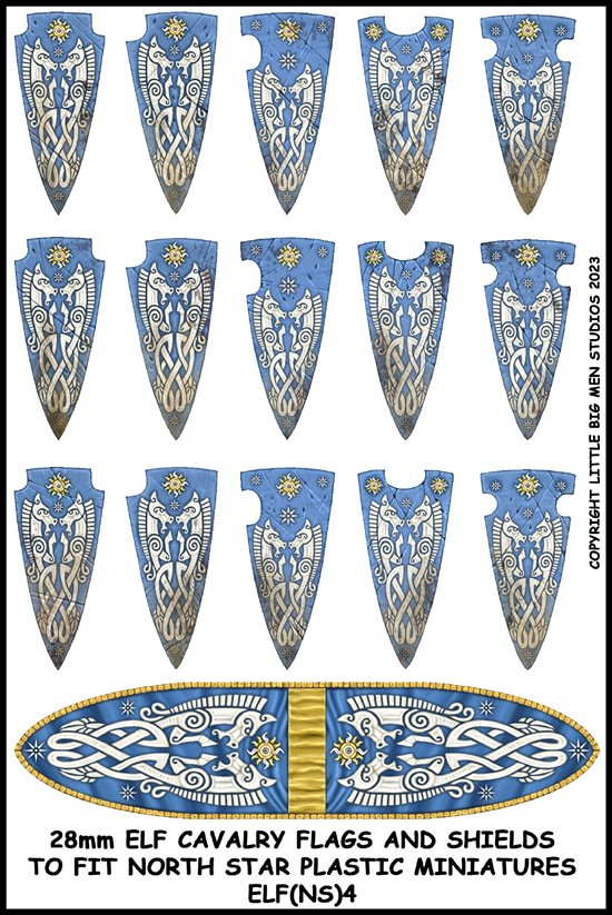 Oathmark: Elf Flags Shields & Quivers 4 – Entoyment Wargaming and Hobby ...
